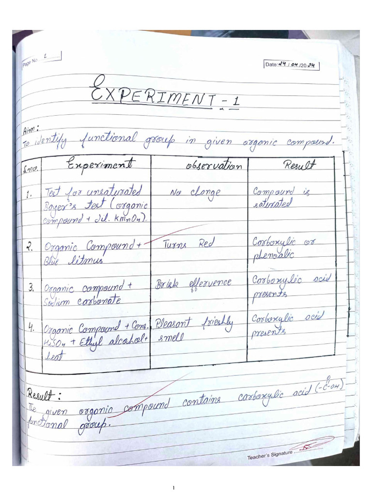 Exp 1-4 (chem) | PDF
