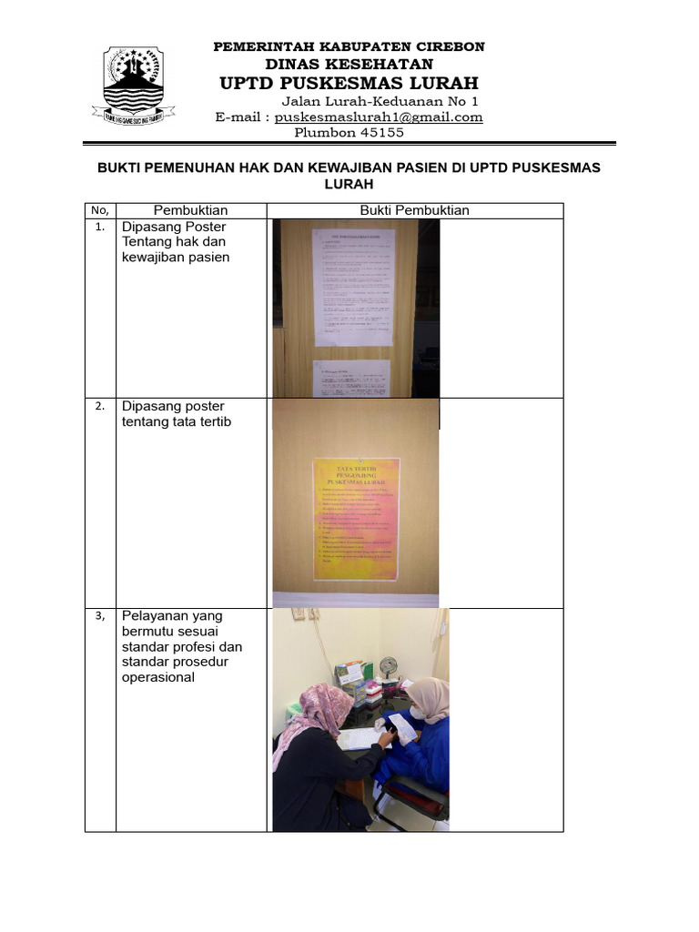 1.1.2 C Ep 1 Bukti Hasi Elaluasi Kepatuhan Petugas Dalam Implementasi Hak Dan Kewajiban Pasien | PDF