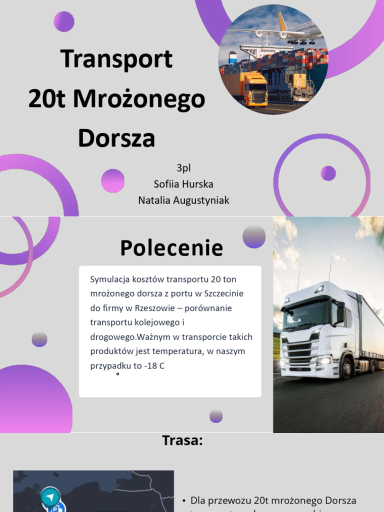 Transport.pptx — kopia | PDF