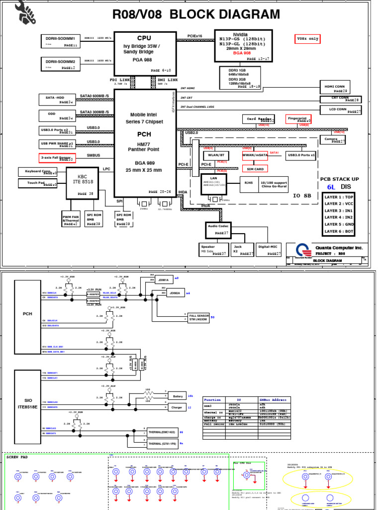 Dell 14R 7420 DA0R08MB6E2 REV.E2 | PDF | Computer Hardware | Computer ...