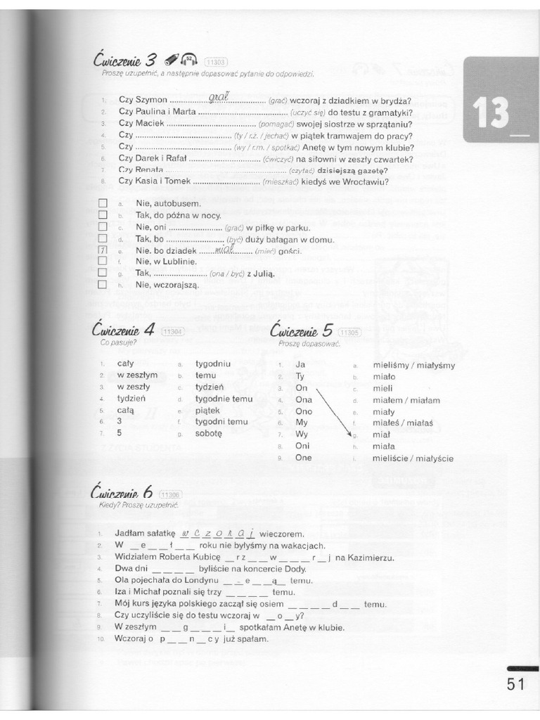 Ćwiczenia(l.13) | PDF