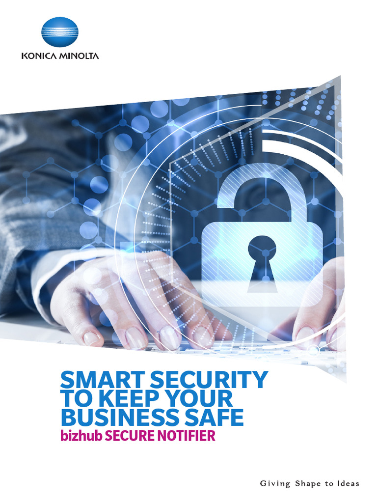 Bizhub SECURE Notifier Leaflet | PDF | Mobile Computers | Computing