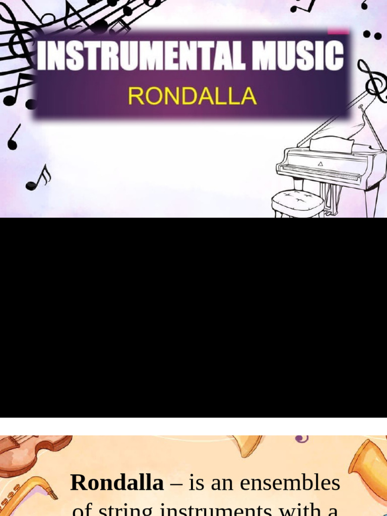 Filipino Musical Ensembles | PDF