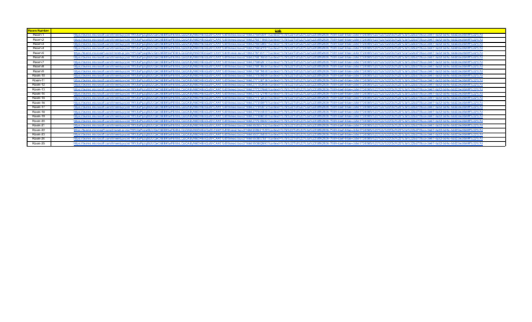 Room Links Sheet (2022-23) | PDF