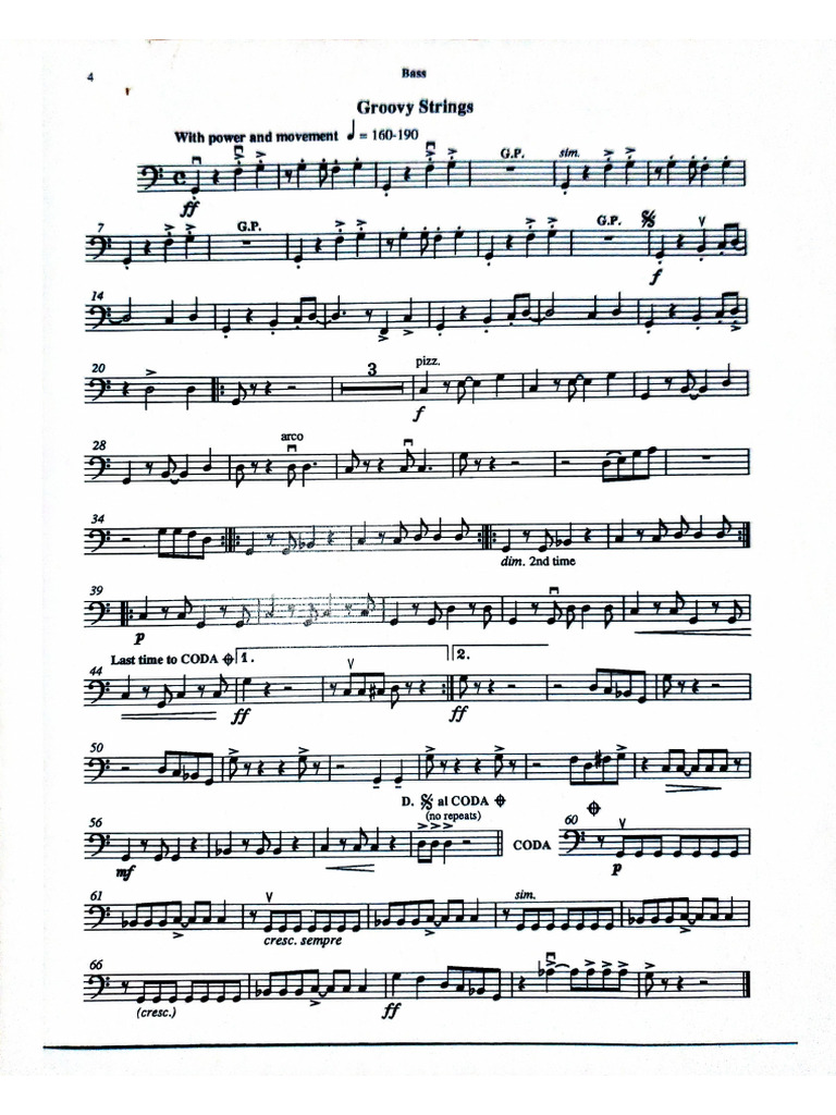 Bass - Groovy Strings | PDF