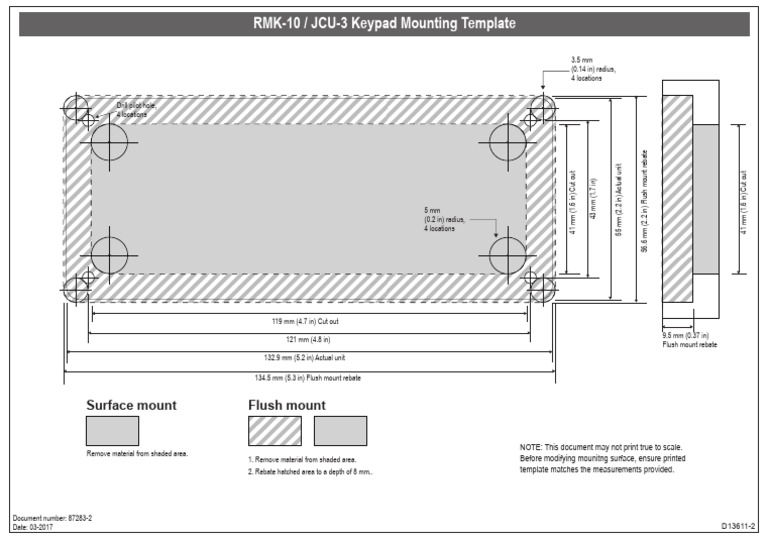 Manual Flir Jcu 3 Template 87283-2 | PDF | Metalworking | Machining
