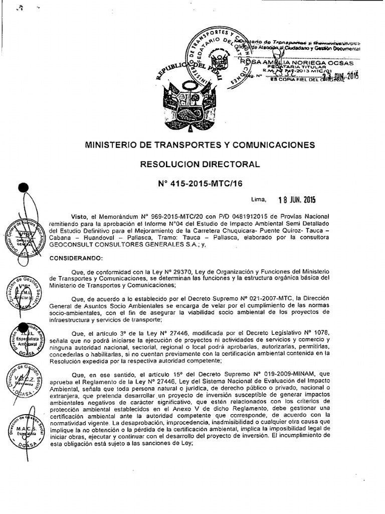 RD 415-2015-MTC - 16 | PDF