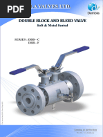 Oliver Double Block and Bleed Valve Catalog | PDF | Valve | Mechanical ...