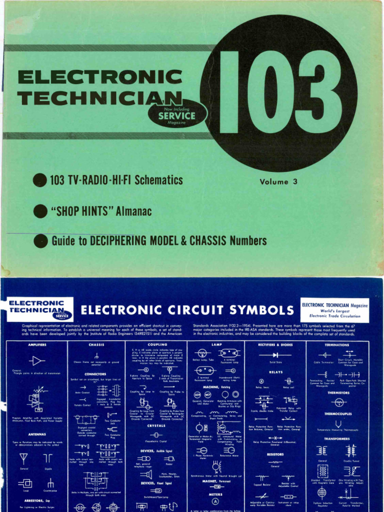 Electronic Technician 103 1959 | PDF | Transformer | Materials Science