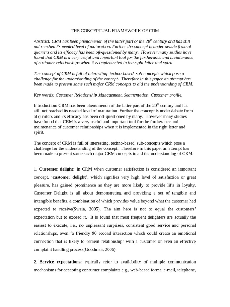 Understanding CRM Concepts and Strategies | PDF | Market Segmentation ...