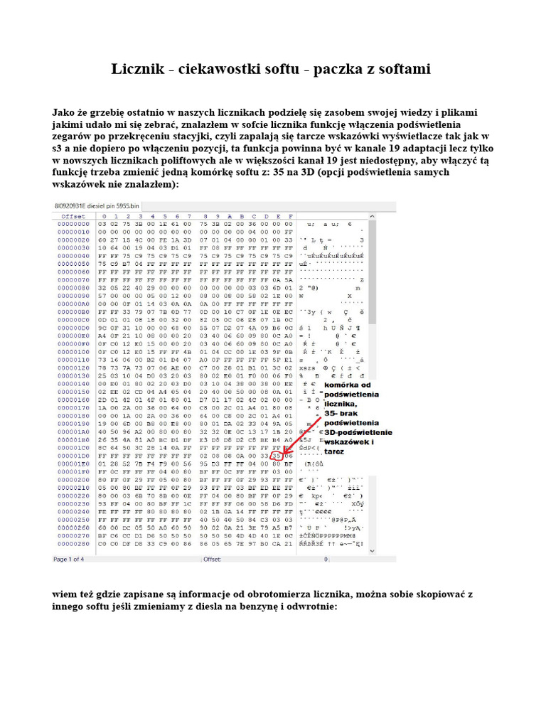 Licznik - Ciekawostki Softu - Paczka Z Softami | PDF