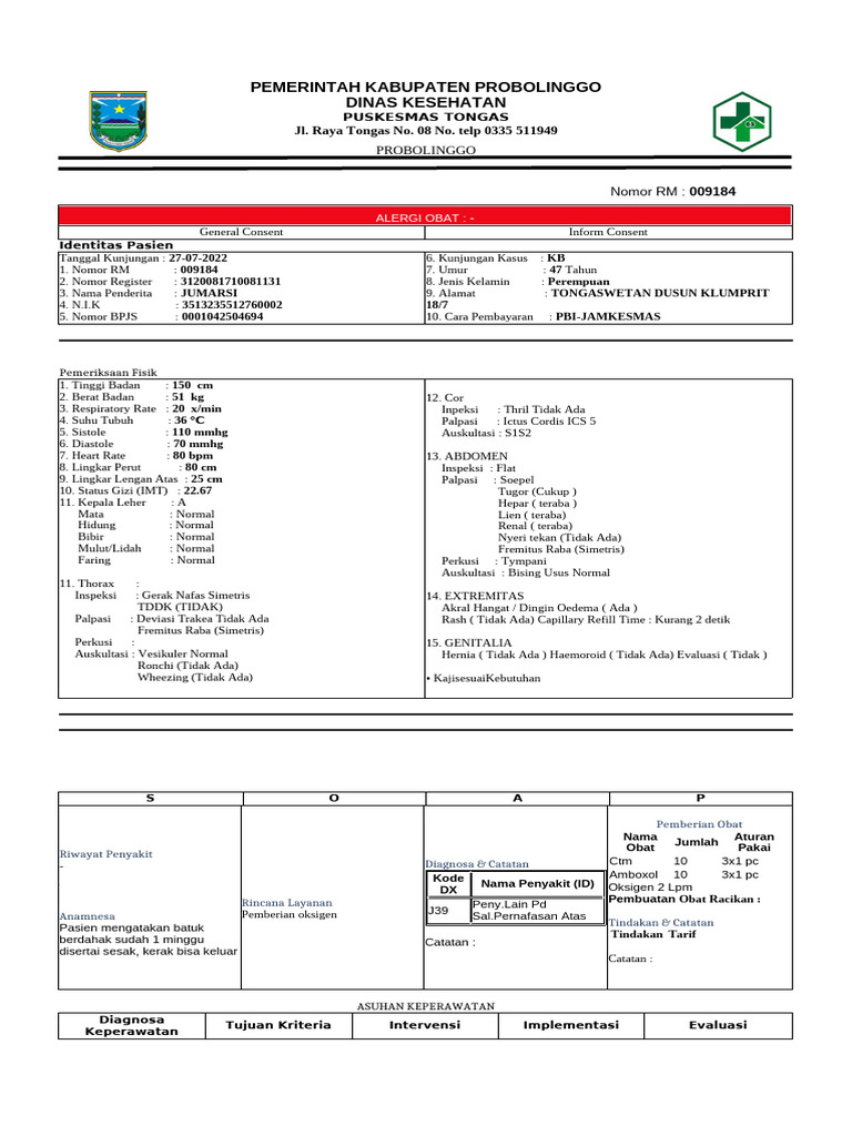 Askep Oksigenasi | PDF