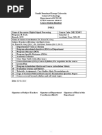 Revised 19EEE301 - CO-PO Mapping Justification | PDF | Digital Signal ...