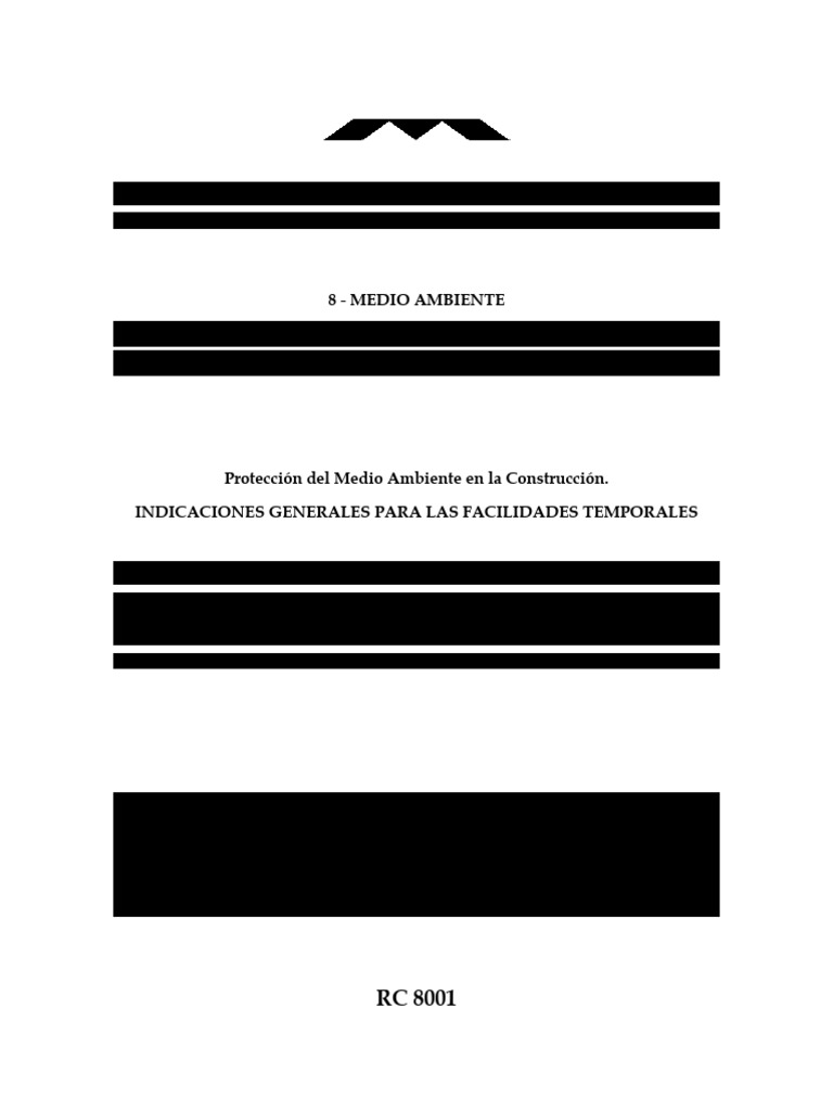 RC 8001 | PDF | Residuos | Vertedero