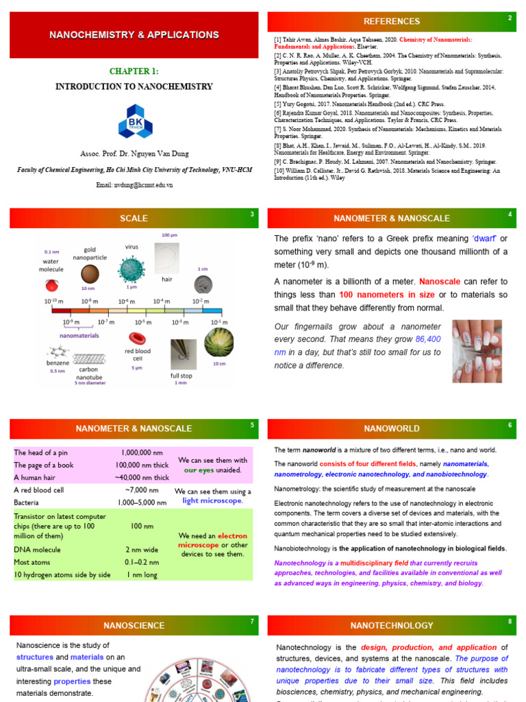 Chapter 1-1-Introduction To Nanochemistry-P | PDF | Nanotechnology | Nanoparticle