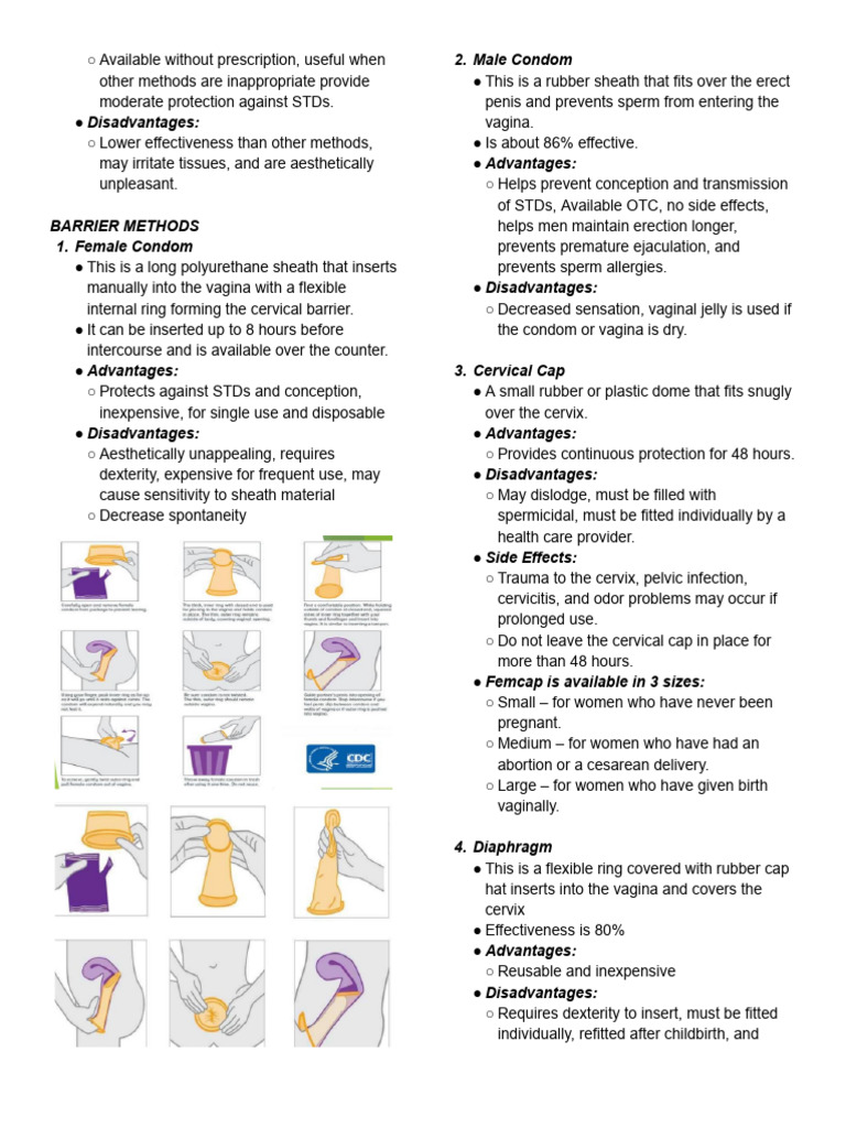MCN Ncm107 Notes Semis 9 12 | PDF | Condom | Vagina