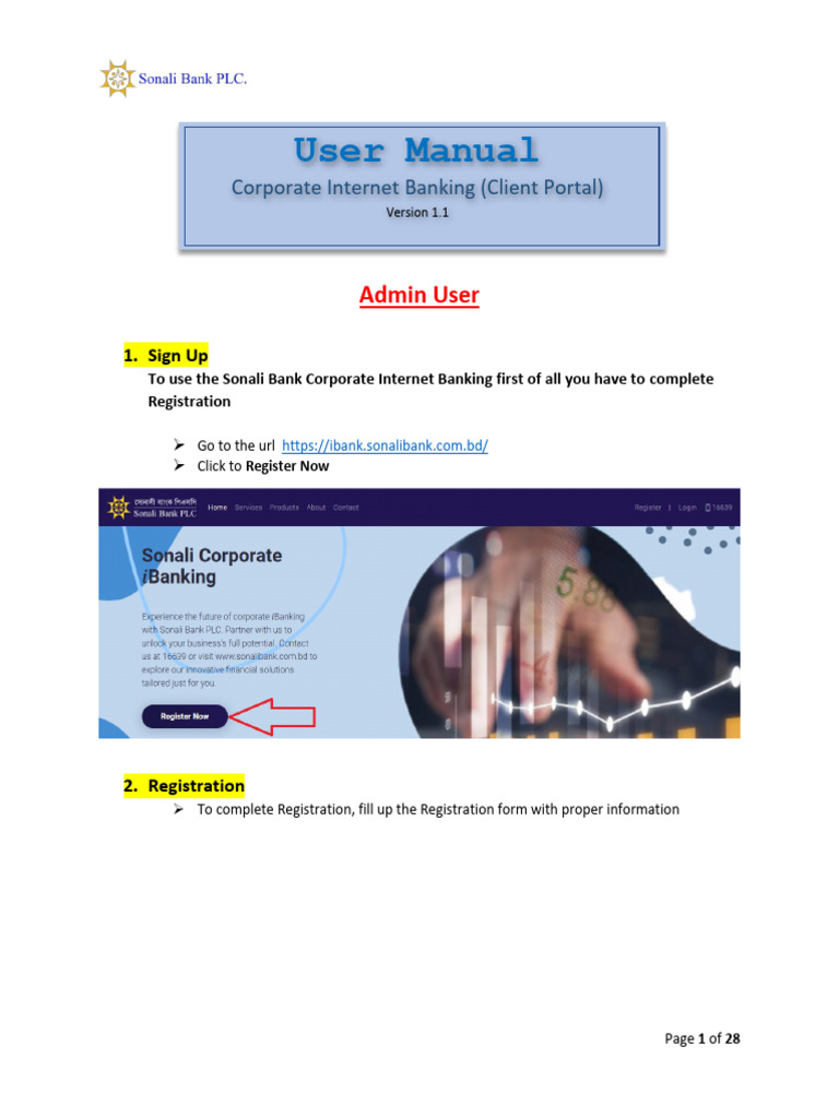 Sonali Corporate Ibanking Manual | PDF | Login | Microsoft Excel