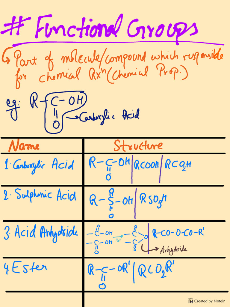 Functional Group OC | PDF