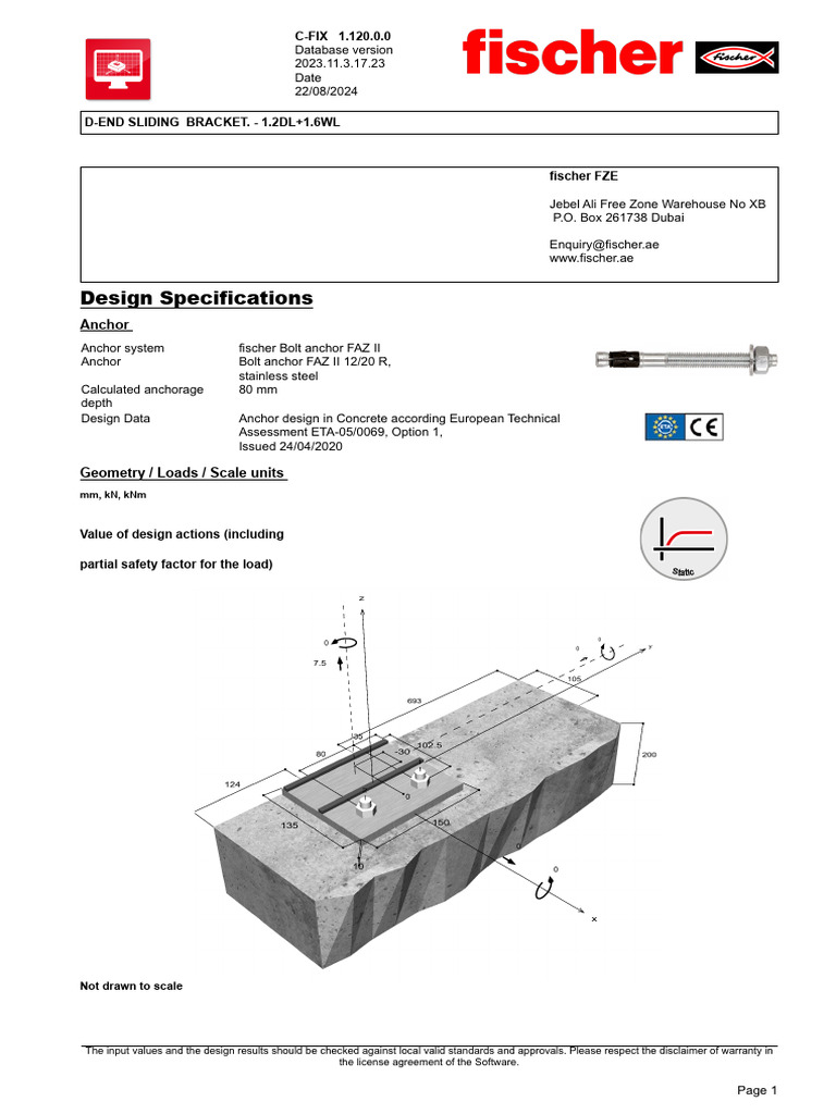 D-End Sliding Bracket. - 1.2DL+1.6WL44 | PDF | Strength Of Materials ...
