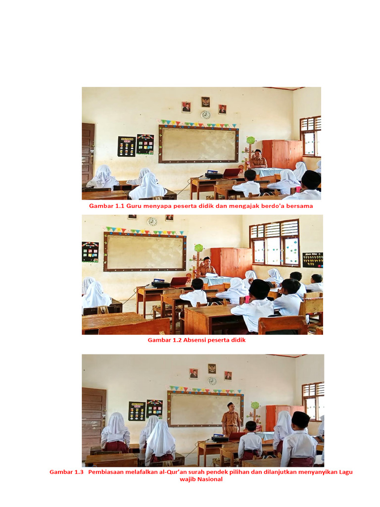 DOKUMENTASI KEGIATAN PEMBELAJARAN PPL 1 | PDF