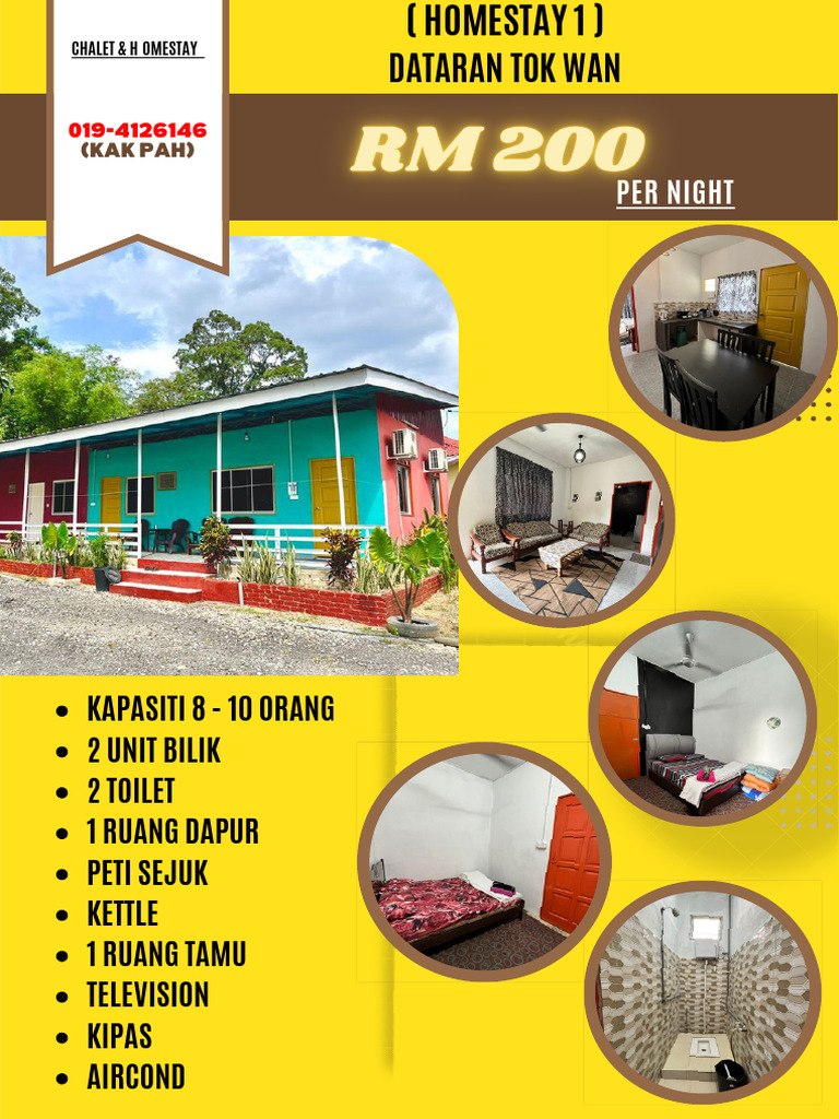Homestay - Dataran Tok Wan PDF | PDF