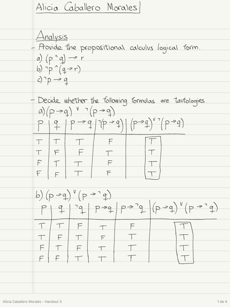 Handout 3 | PDF | Mathematics | Syntax (Logic)