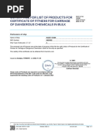 FOSFA List of Acceptable Previous Cargoes Jan 2024 With Flowchart | PDF ...