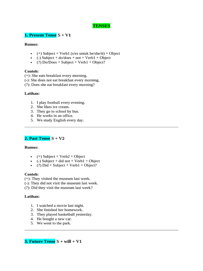 My Tenses Day 11 Accounting Class | PDF | Language Mechanics | Grammar