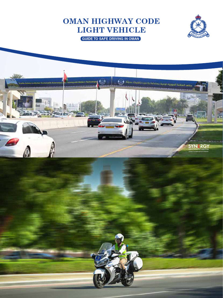 Oman Highway Code - Light Vehicle - English | PDF | Driver's License ...