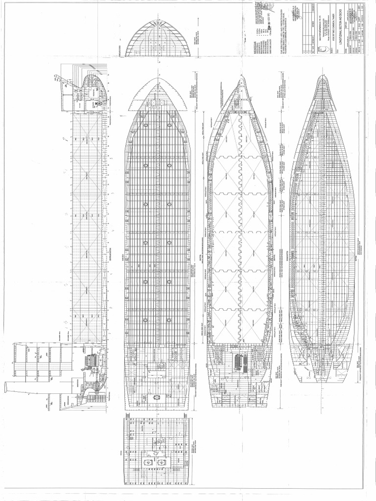 Longitudinal Section and Decks | PDF