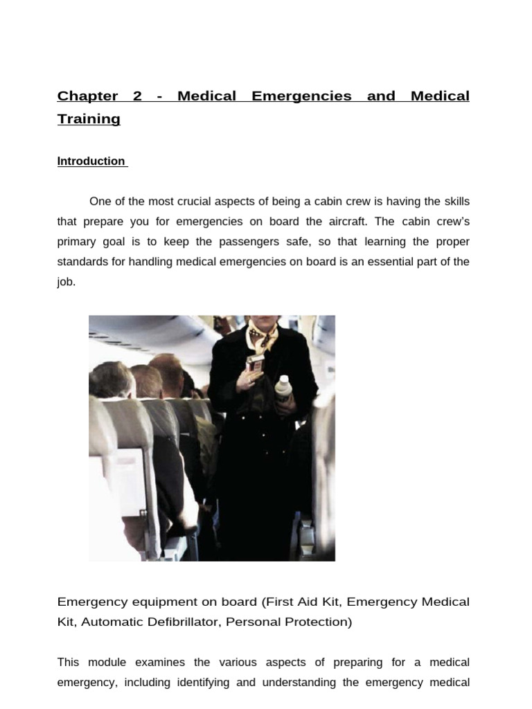 CCM - Aviation Medical Emergencies and Medical Training | PDF ...