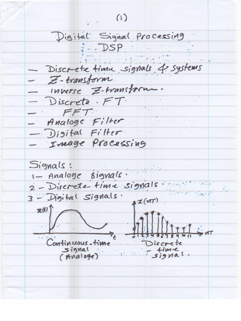 Sig&Sys - Lecture 7 - 240719 - 194527 | PDF