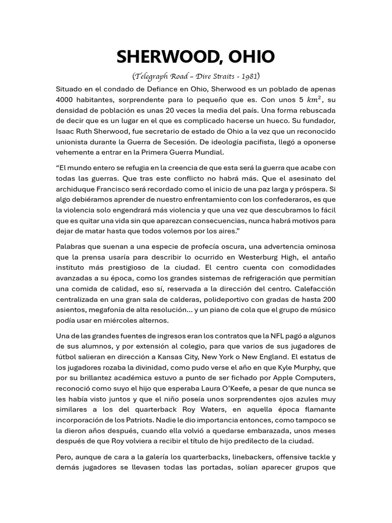 Sherwood, Ohio | PDF