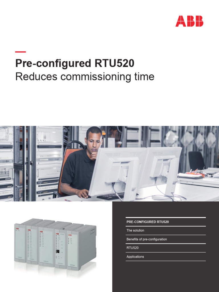 ABB_RTU520 | PDF | Automation | Power Supply