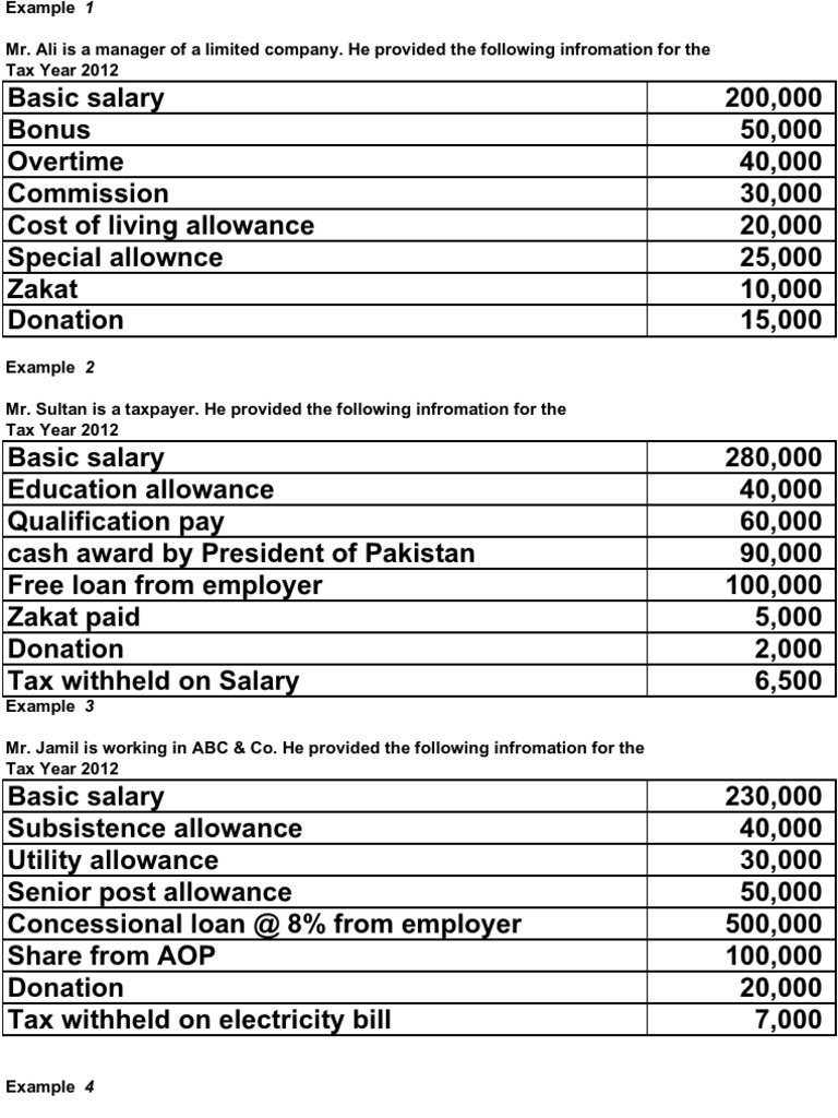 Income Tax Calculations for Salaries | PDF | Salary | Life Insurance