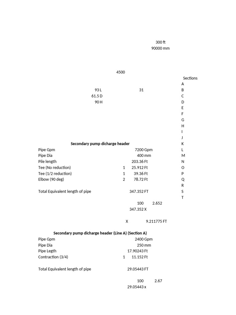 Pump Head Calculation Building | PDF | Mechanical Engineering | Gas ...