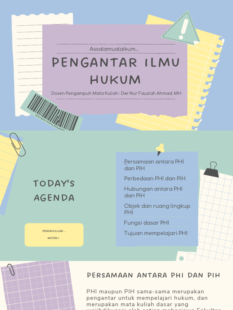 Raynaldi Wijaya Putra - Pengantar Hukum Indonesia 3 | PDF