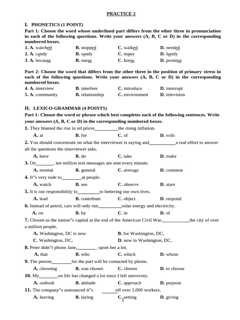 PRACTICE 2 | PDF | Dehydration | Desert