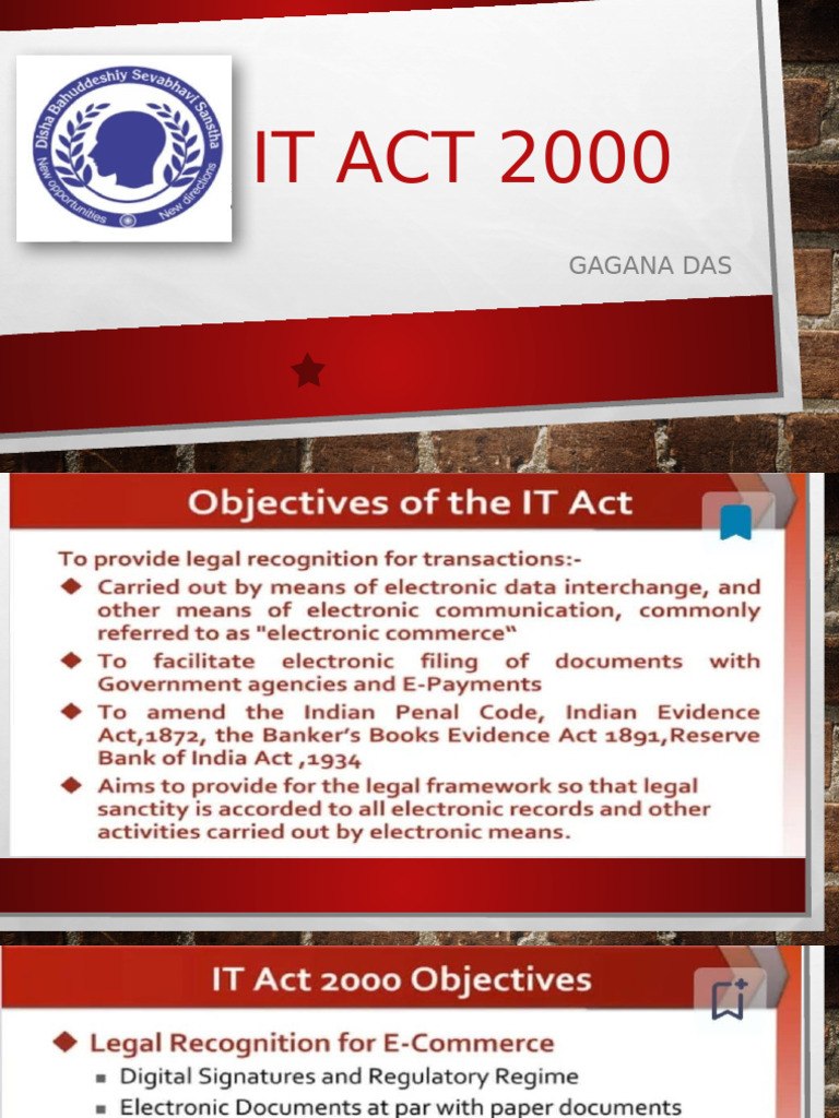 It Act 2000 | PDF