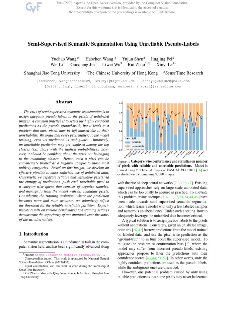 Wang_Semi-Supervised_Semantic_Segmentation_Using_Unreliable_Pseudo-Labels_CVPR_2022_paper | PDF ...