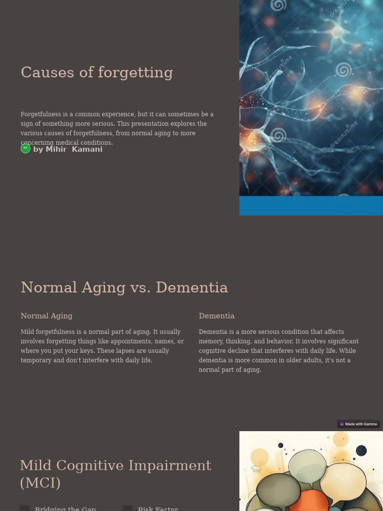 The Many Faces of Forgetfulness | PDF | Dementia | Concussion