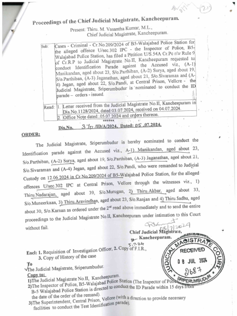 Test Identification Parade | PDF