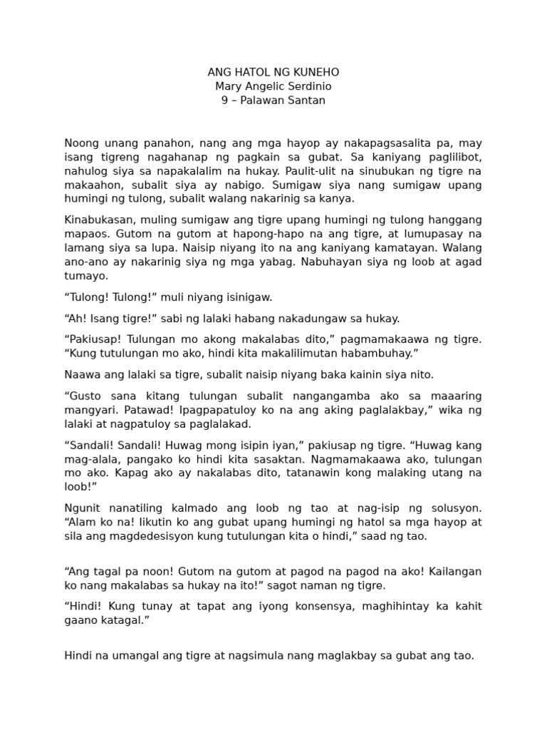 Ang Hatol NG Kuneho | PDF