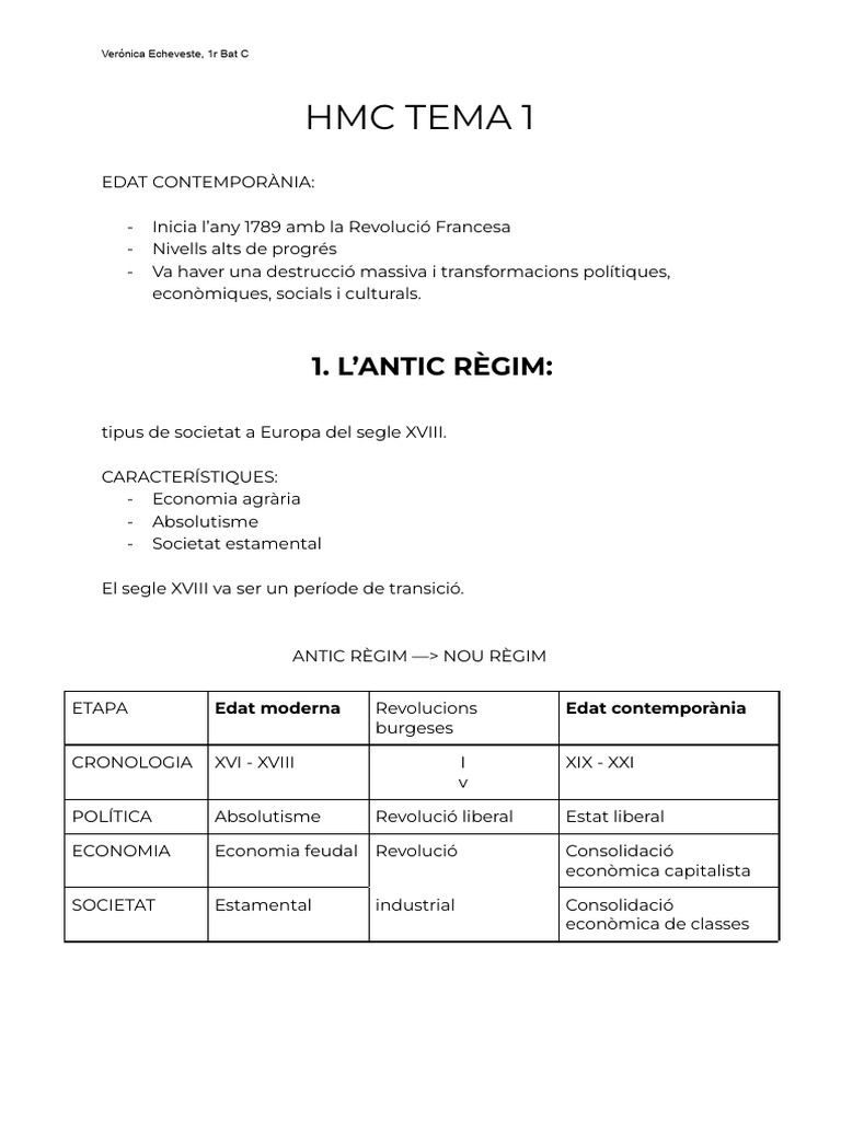 HMC TEMA 1 | PDF
