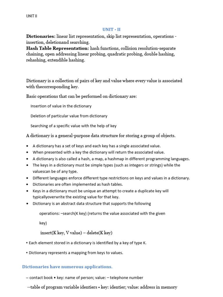 Unit 2 Linear List Skip List | PDF | Software Engineering | Algorithms And Data Structures