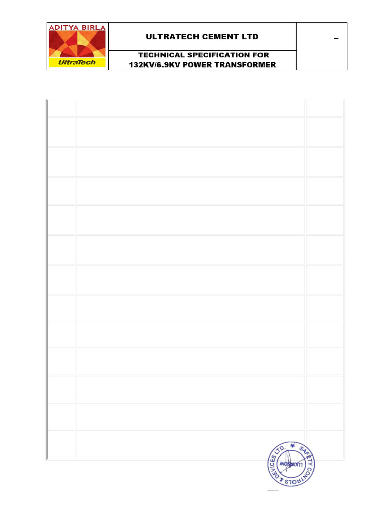 Power Trafo 132KV-6.9kV Signed | PDF | Transformer | Insulator ...