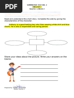 2ND QUARTER PERIODIC TEST ENG 5 - Edited | PDF | Verb | Linguistics