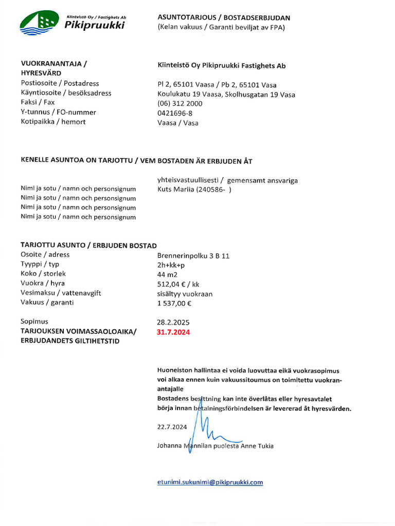 Píkípruukkí: Kiinteistö Pl2 | PDF