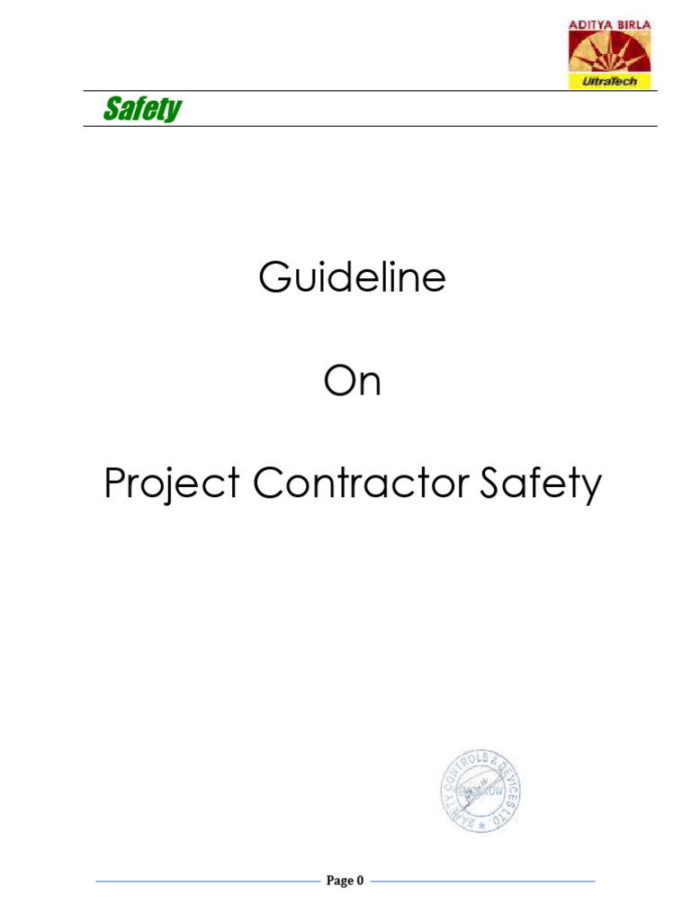 Guideline For Contract Safety Signed - Compressed | PDF | Scaffolding ...