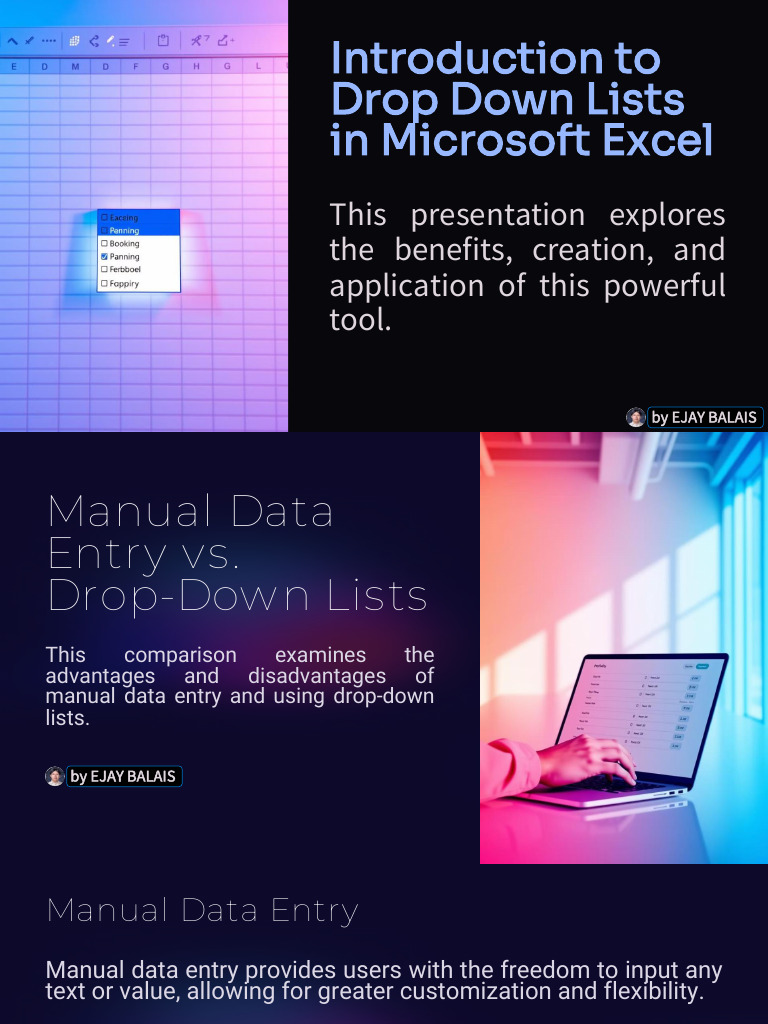 Introduction To Drop Down Lists in Microsoft Excel | PDF | Business ...